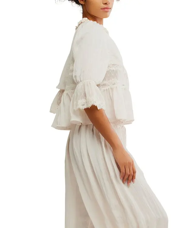 (取寄) フリーピープル レディース フォーエバー ヤング ベッド ジャケット Free People women Forever Young Bed Jacket White Alyssum Free People Forever Young Bed Jacket - White Alyssum | Editorialist